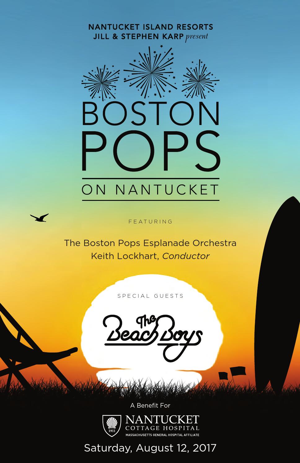 2017 Boston Pops on Nantucket Program Book by Nantucket Cottage ...