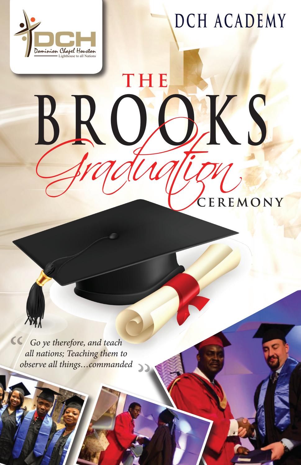 The BROOKS Graduation Brochure 2016 by Dexpressionz - Issuu