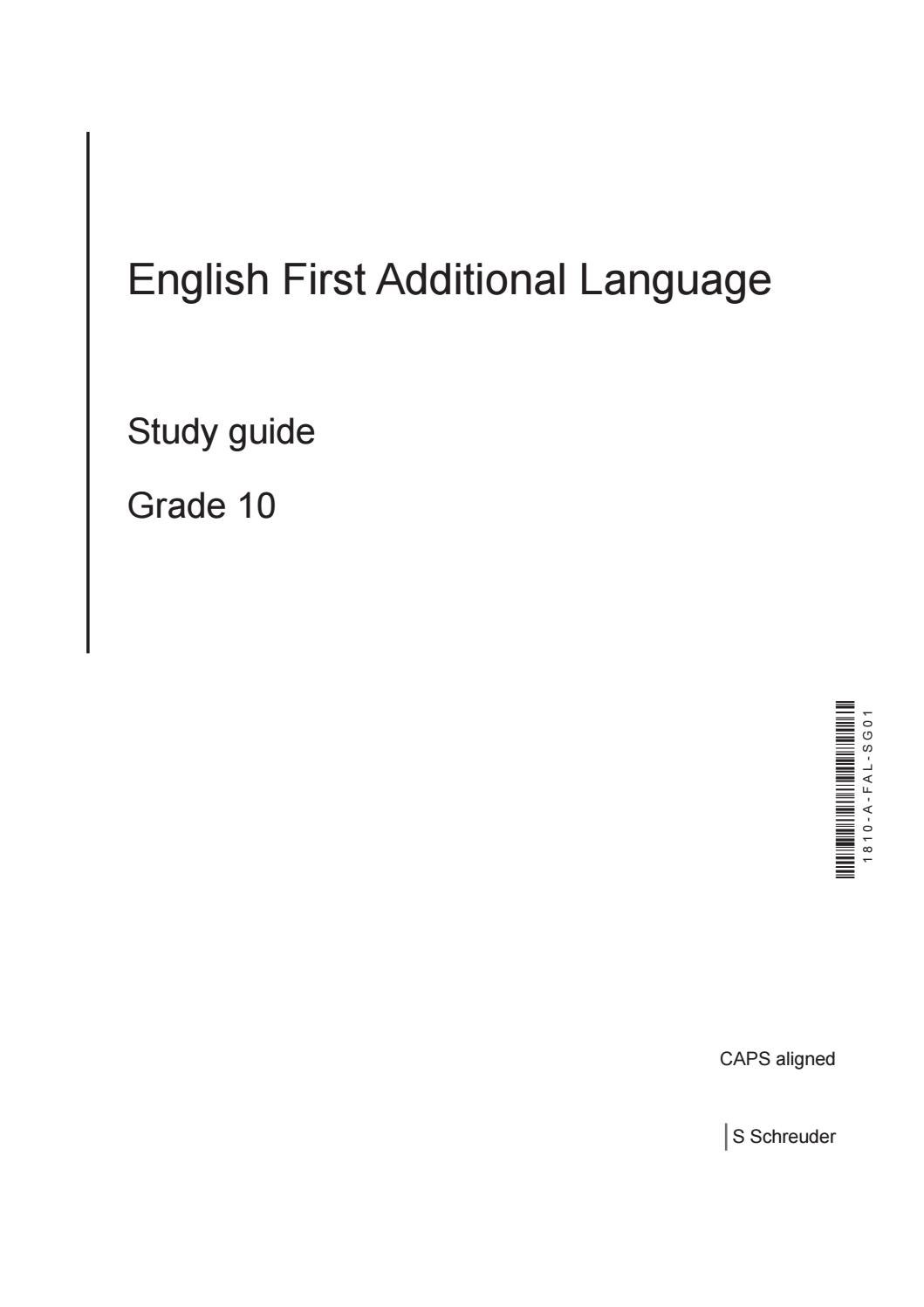 G 10 English First Additional Language Study Guide By Impaq Issuu G 10 English First Additional Language Study Guide By Impaq Issuu