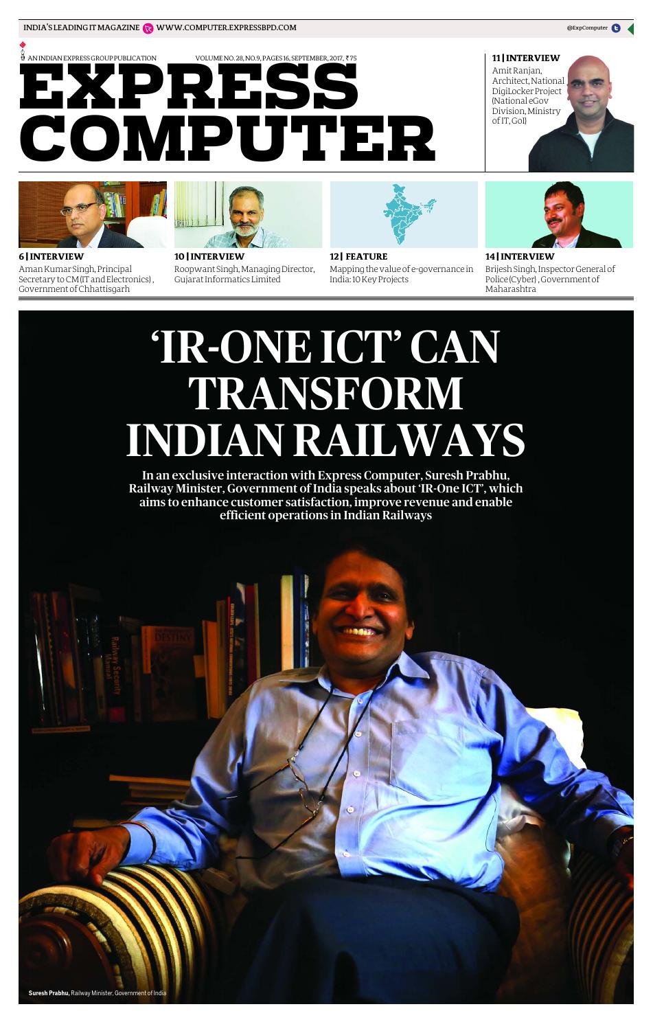 Express Computer (Vol.28, No.9) September, 2017 by Indian Express - Issuu