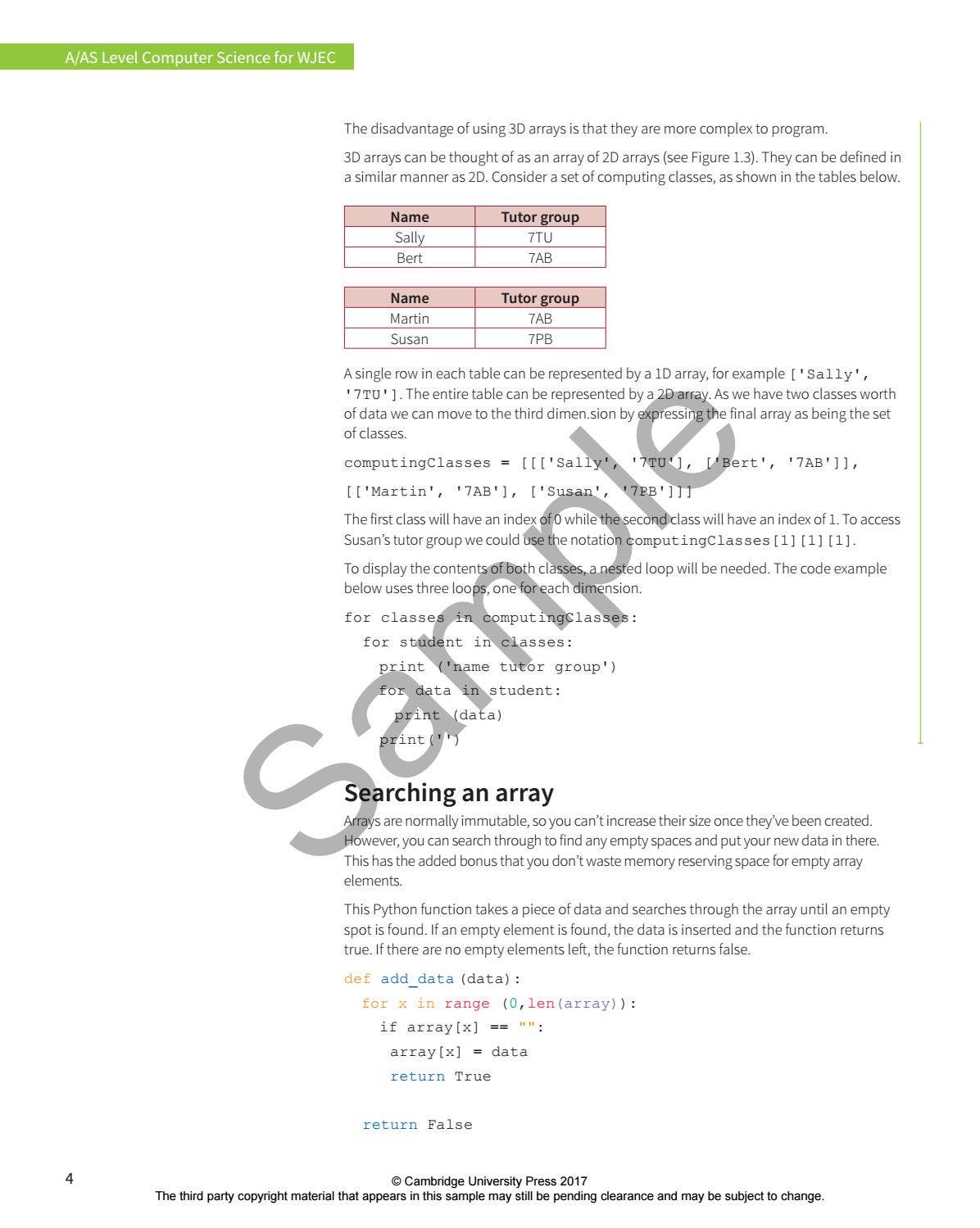 Preview A Level Computer Science for WJEC/Eduqas Student Book by ...