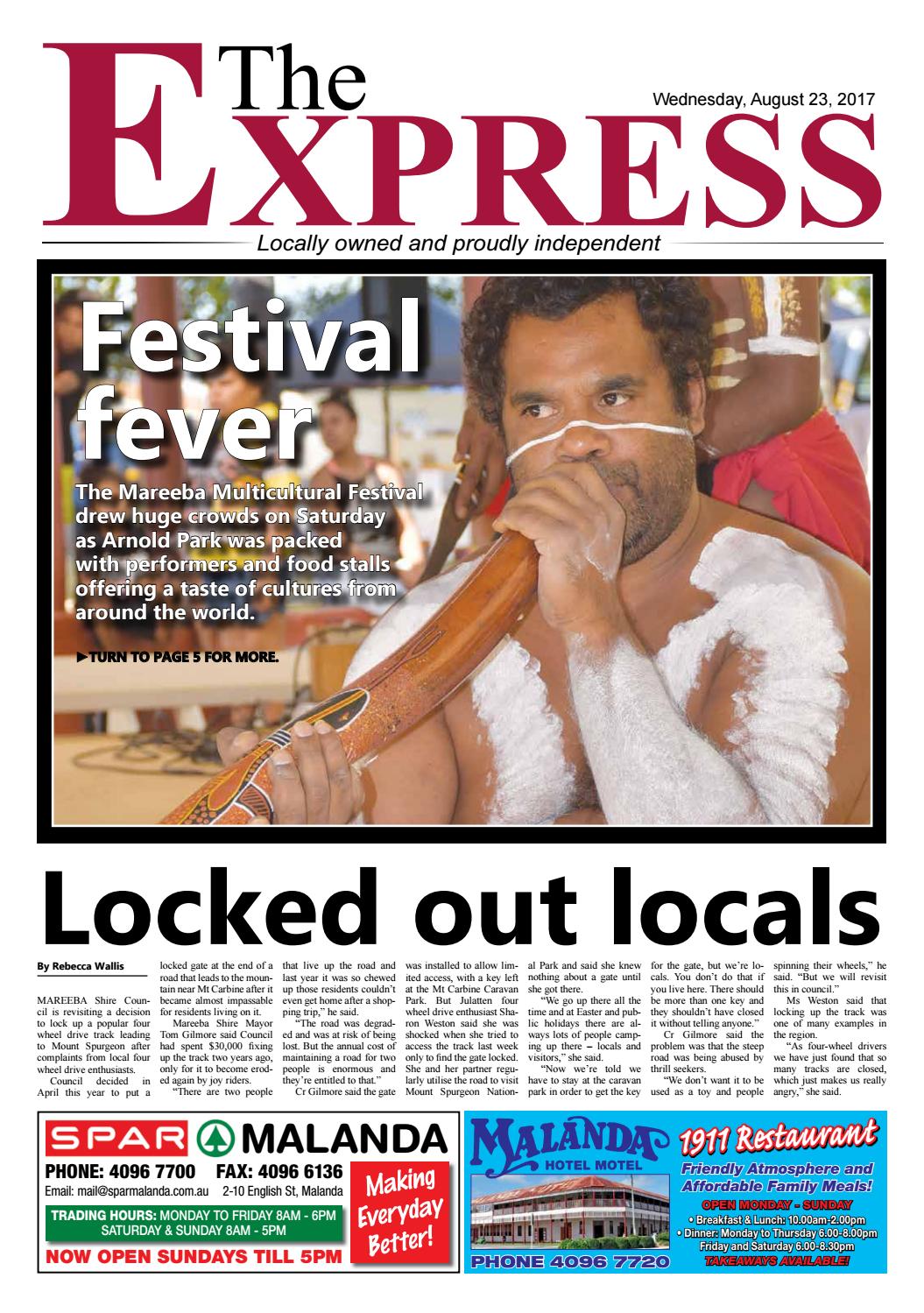 The Express Newspaper 23rd August 2017 by Carlo Portella - Issuu