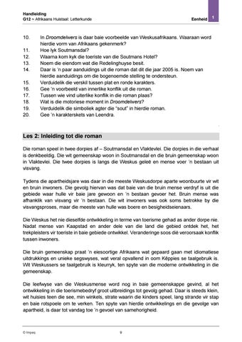 Gr 12 afrikaans huistaal handleiding letterkunde by Impaq - Issuu