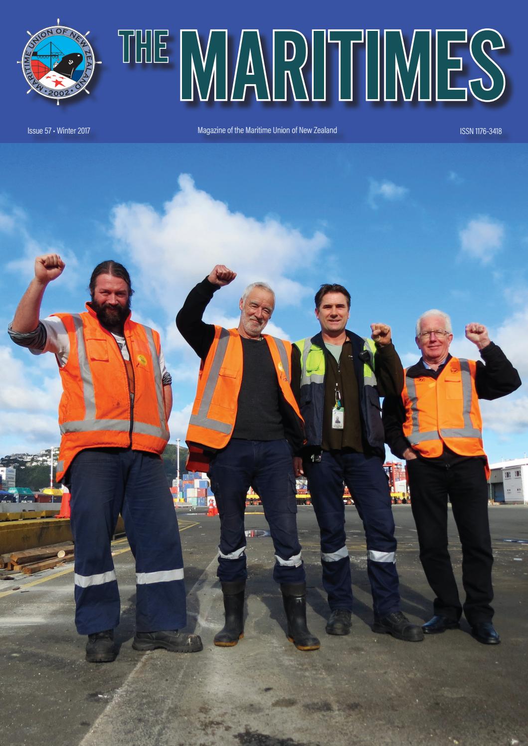 The Maritimes Winter 2017 by Maritime Union of New Zealand - Issuu
