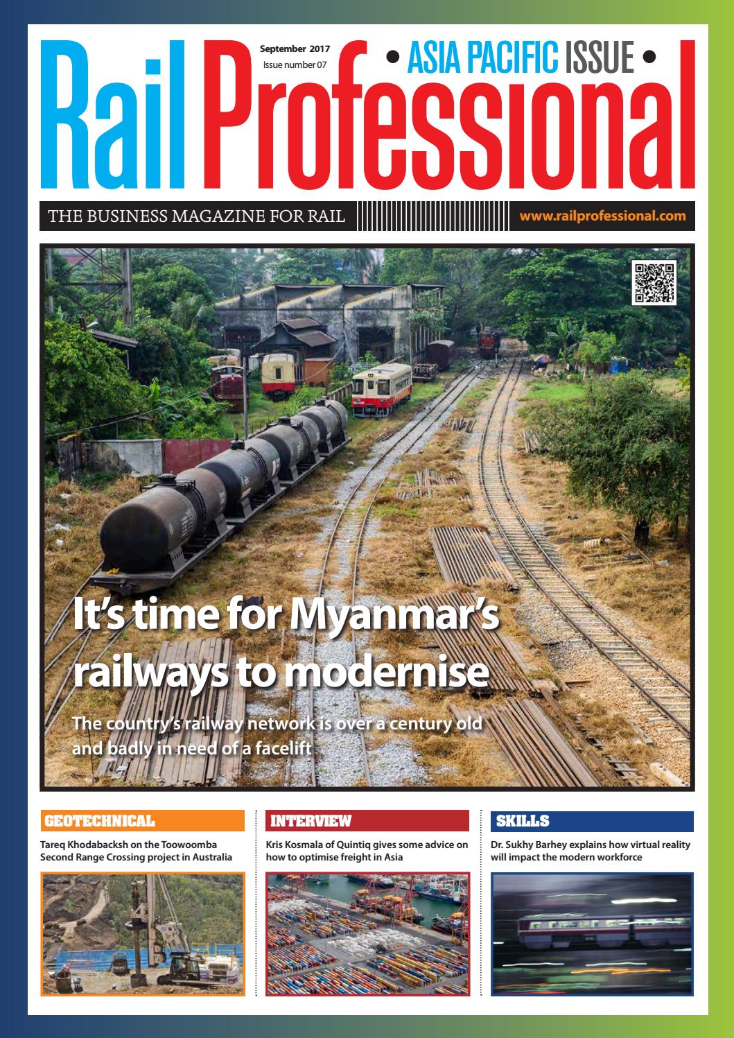 RAIL PROFESSIONAL ASIA PACIFC SEPTEMBER 2017 by Rail Professional ...