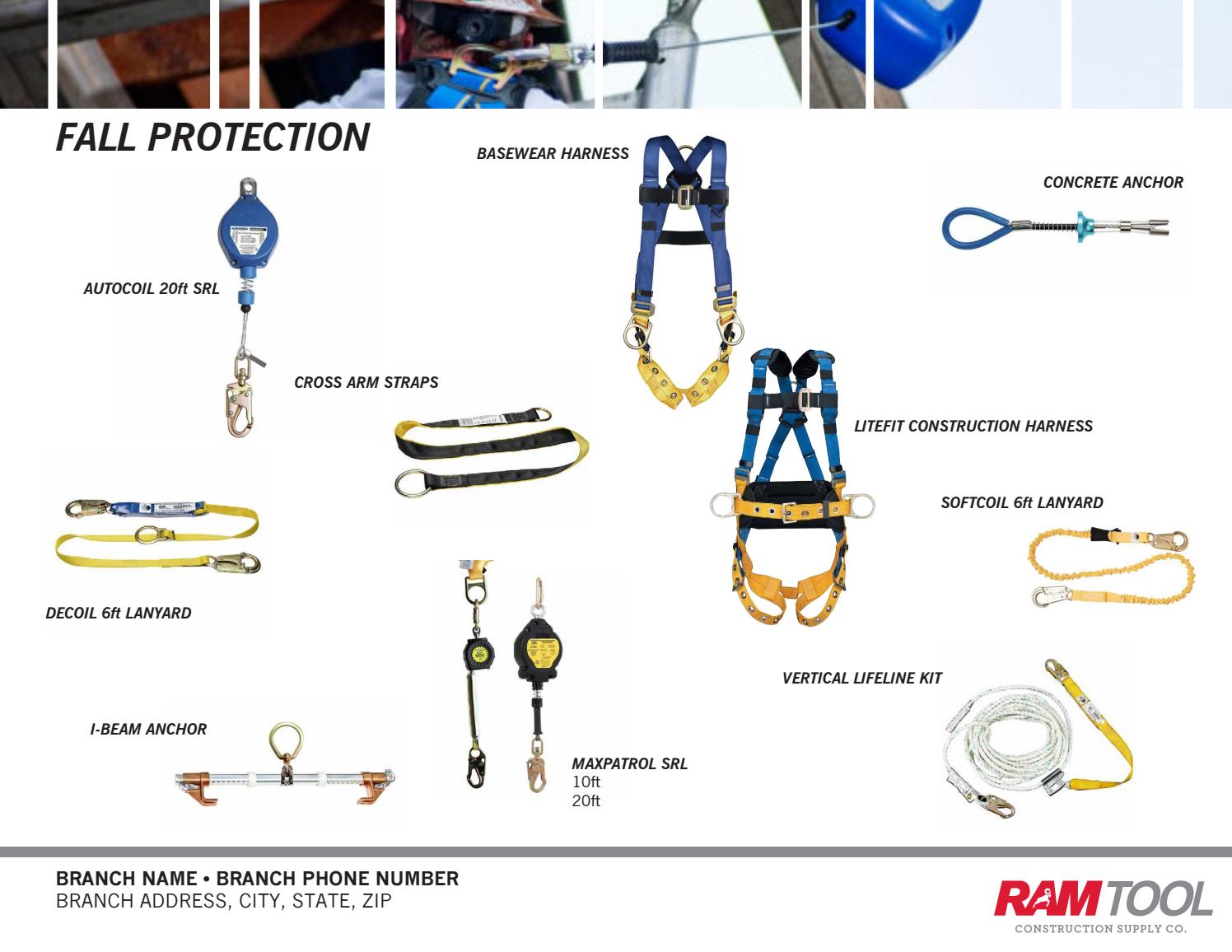 Fall protection by Ram Tool Construction Supply Co. - Issuu