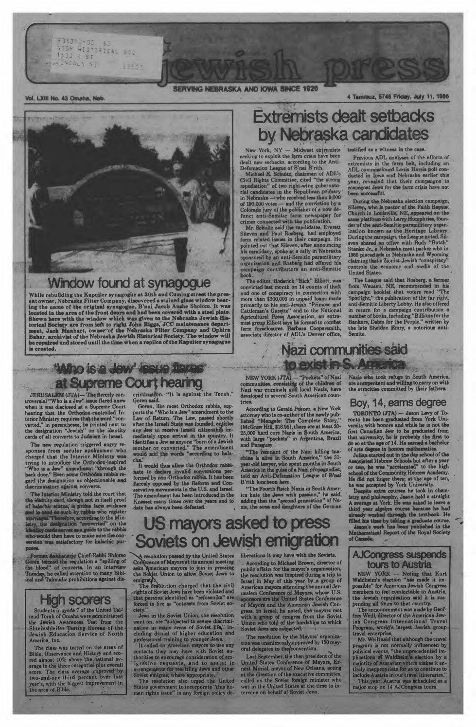 July 11, 1986 by Jewish Press - Issuu