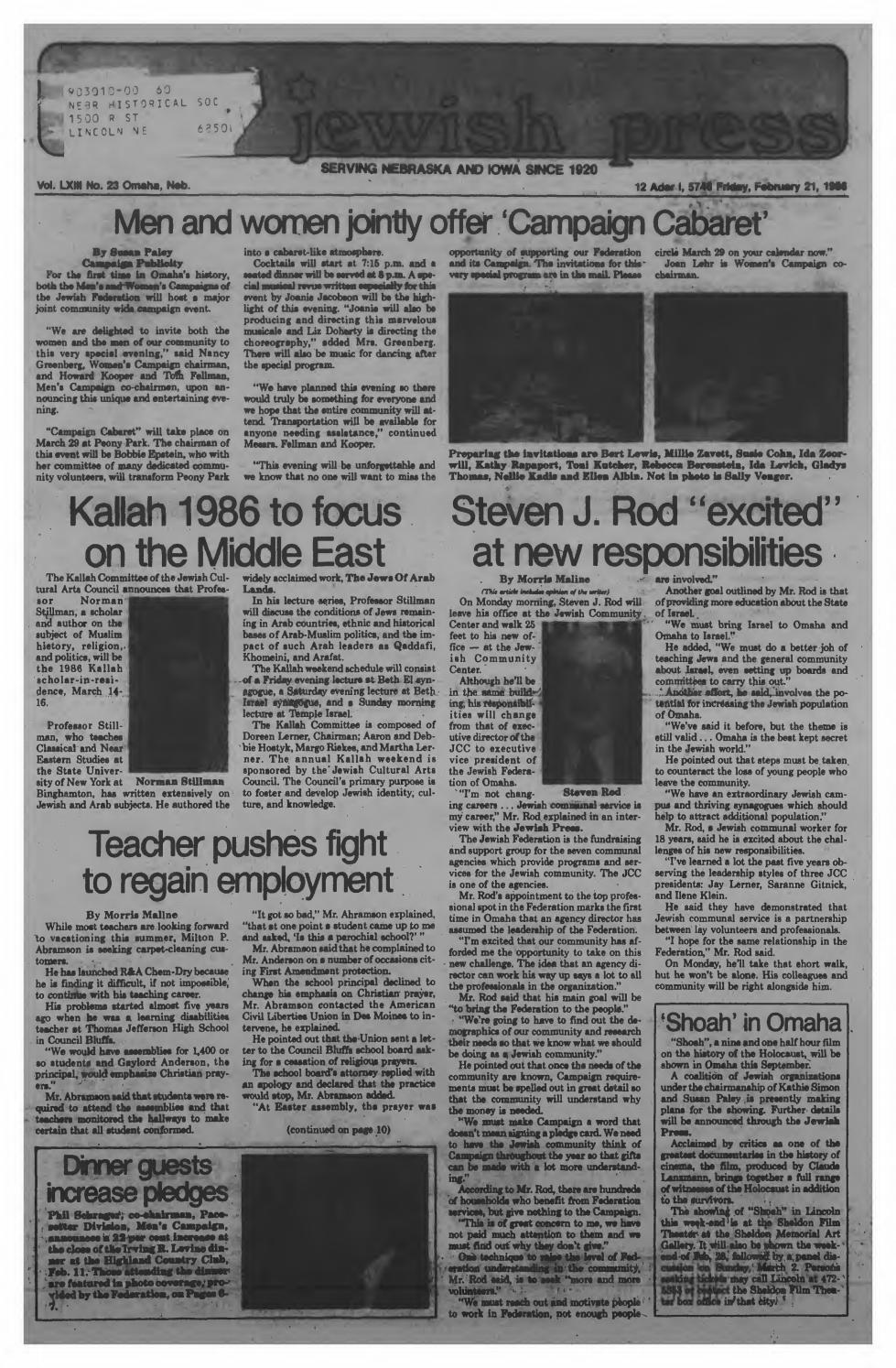 February 21, 1986 by Jewish Press - Issuu