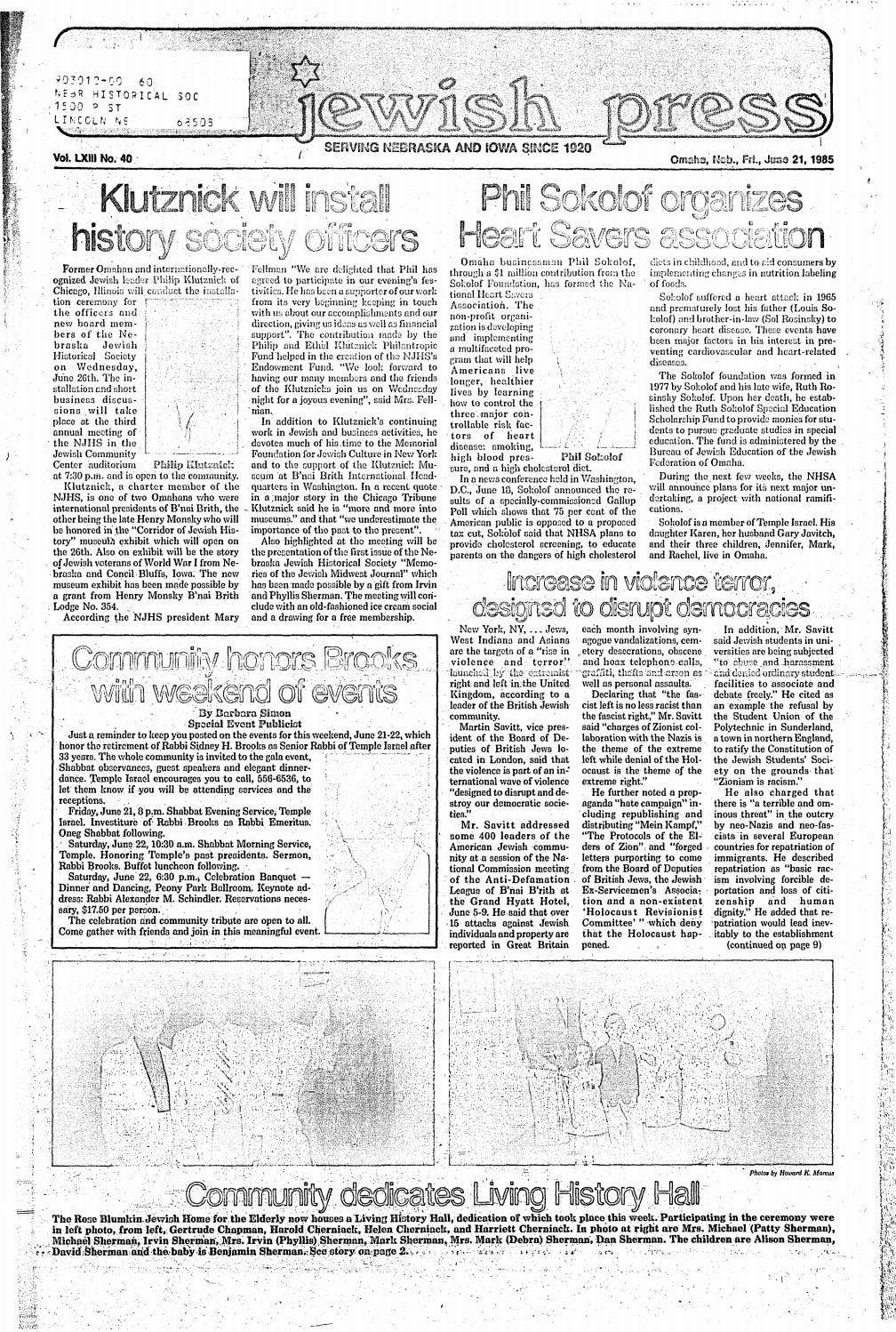June 21, 1985 by Jewish Press - Issuu