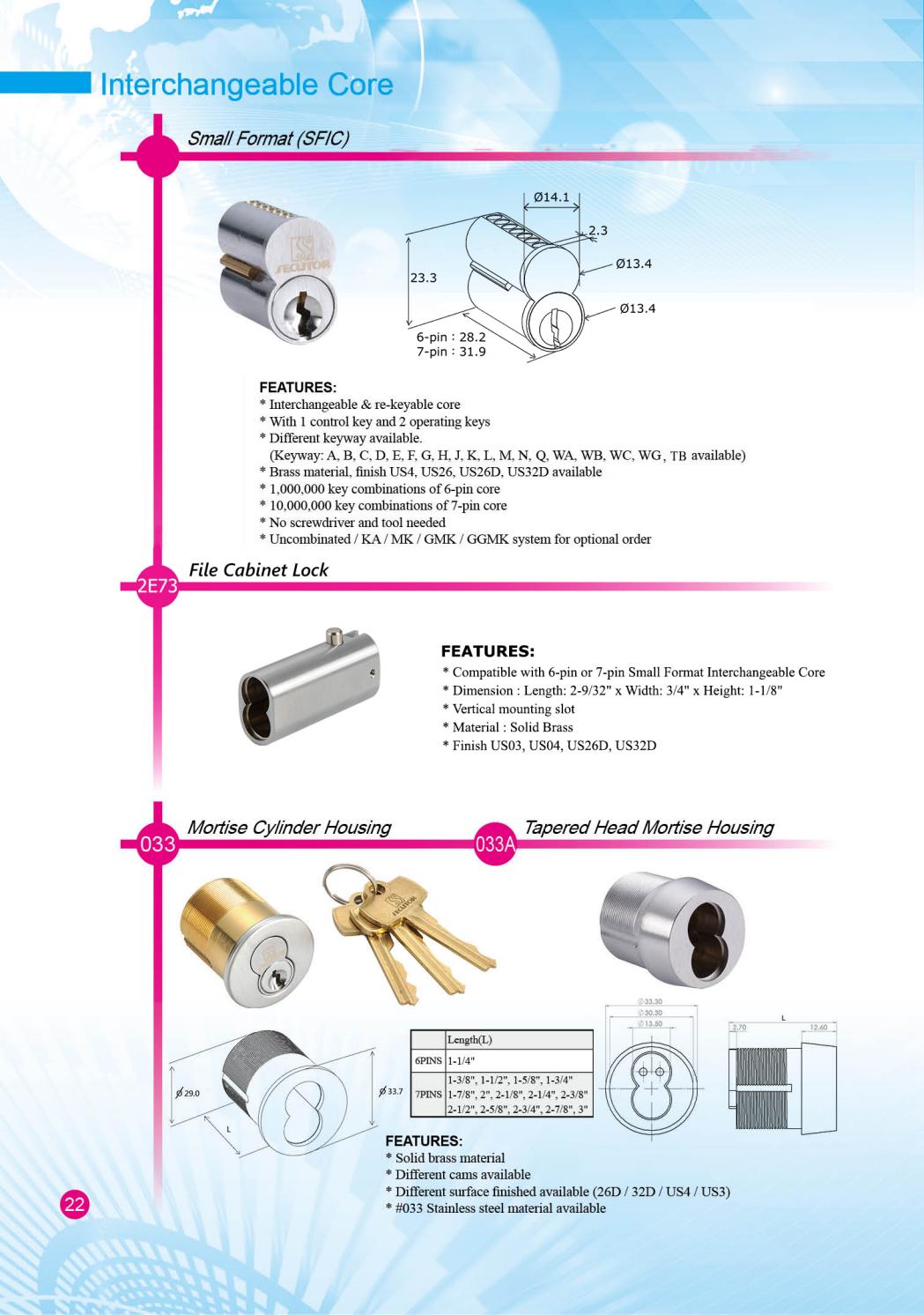 Interchangeable Core by secutor - Issuu