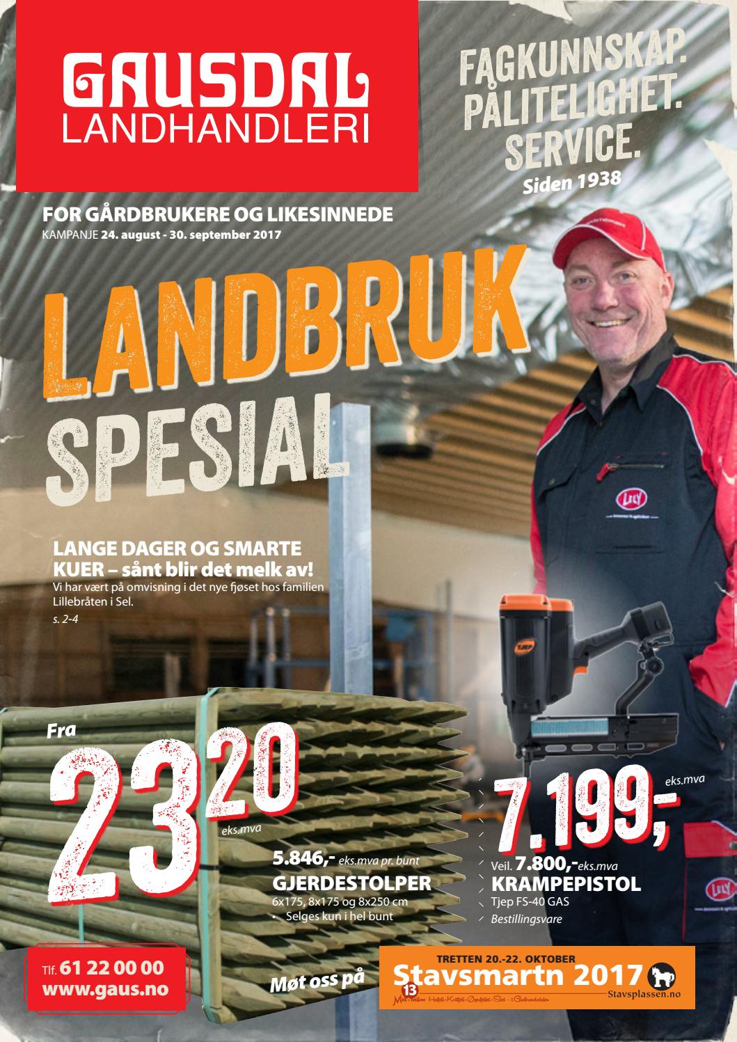 Landbruk spesial - Kampanje fra landhandleriet 24. august - 30 ...