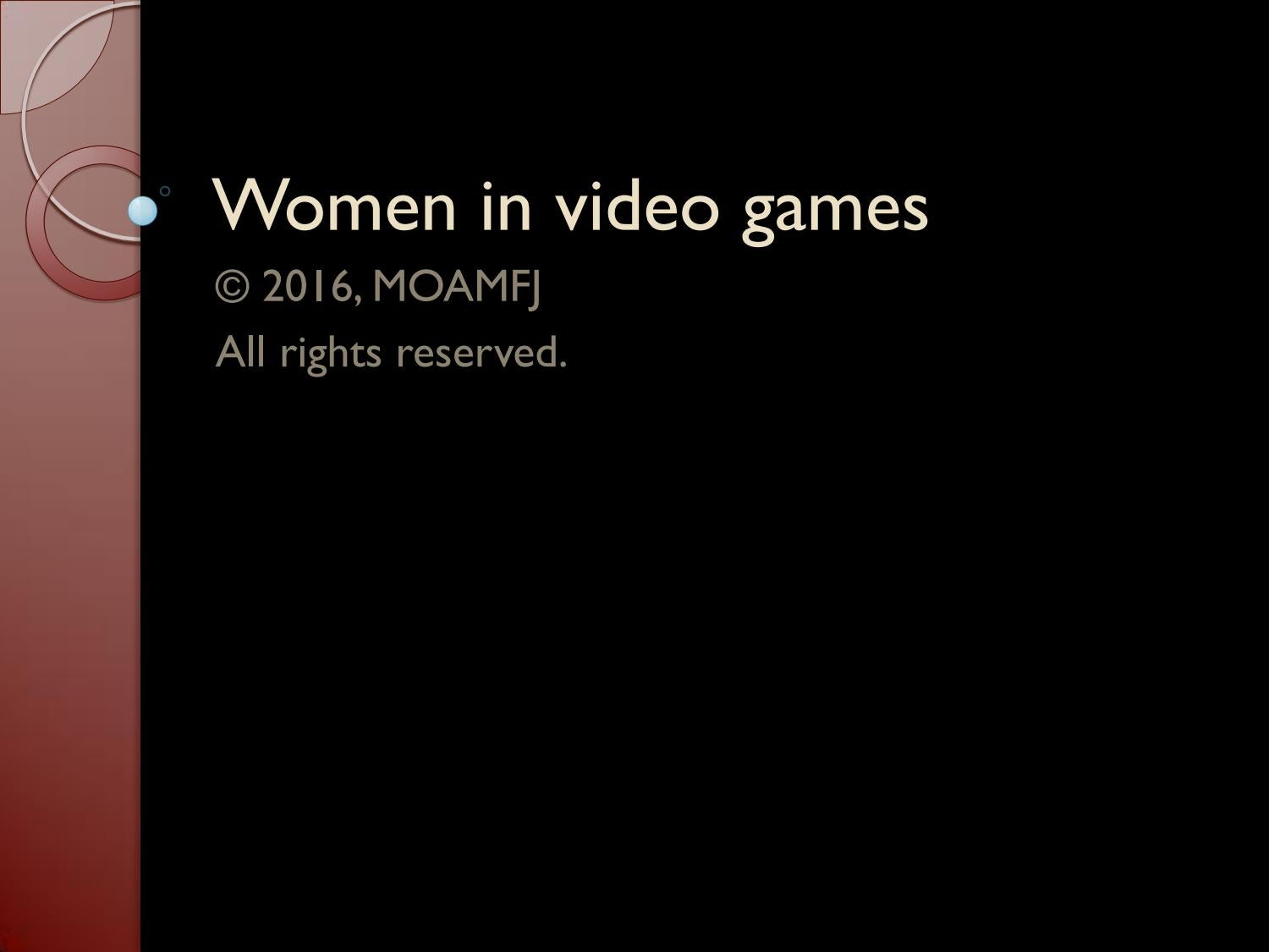 Women in video games by Facilitator - Issuu