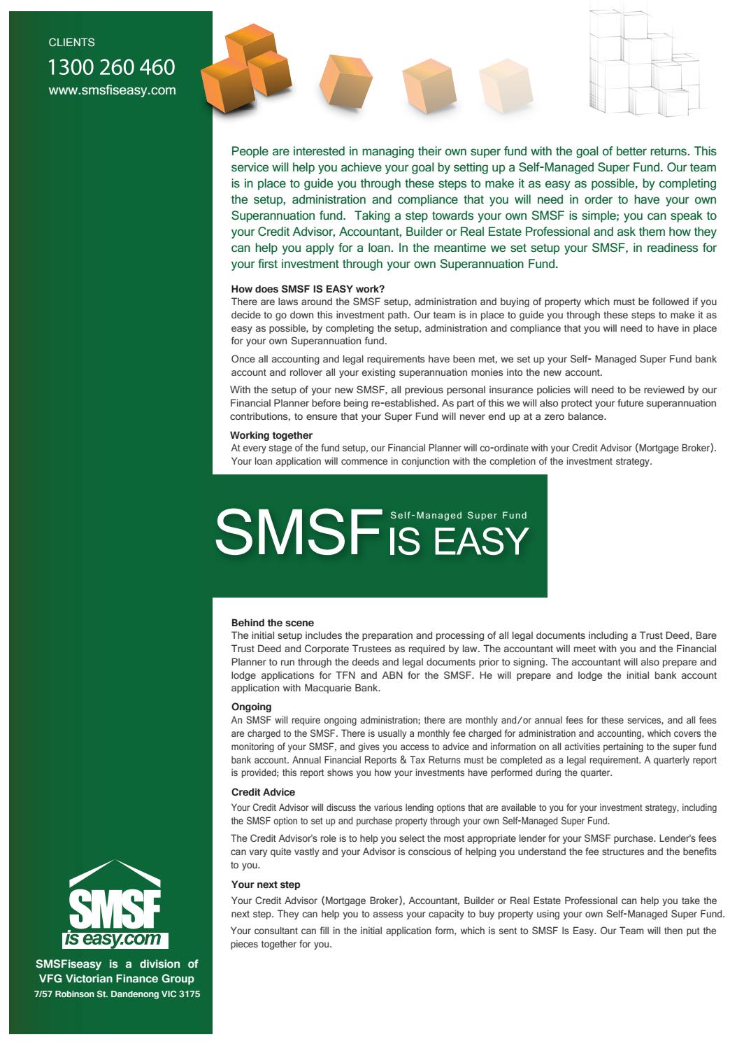 SMSF IS EASY by TURNKEY HOME - Issuu
