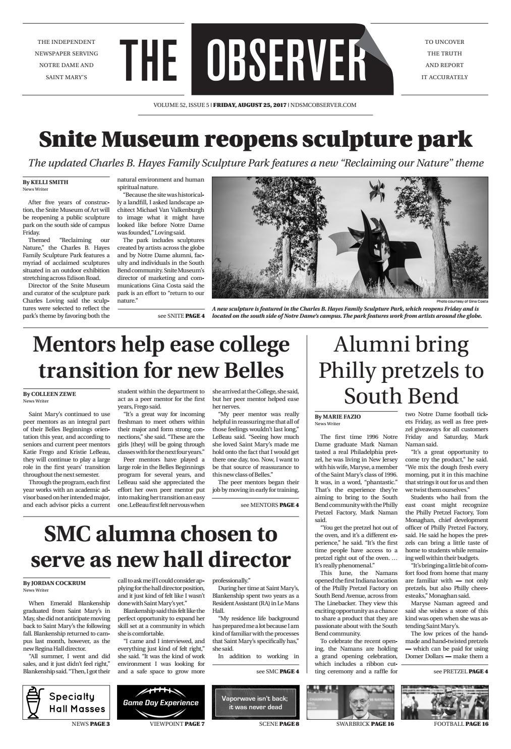 Print Edition of The Observer for Friday, August 25, 2017. by The ...