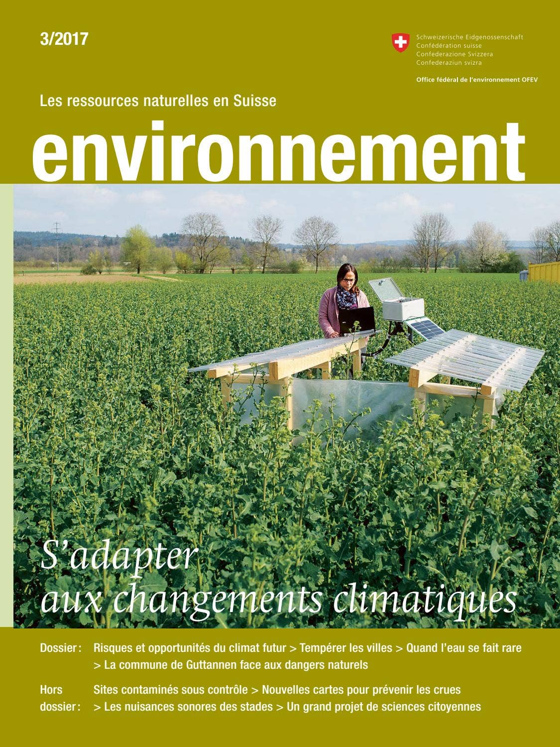 Magazine «environnement» 3/2017 - S'adapter aux changements climatiques ...