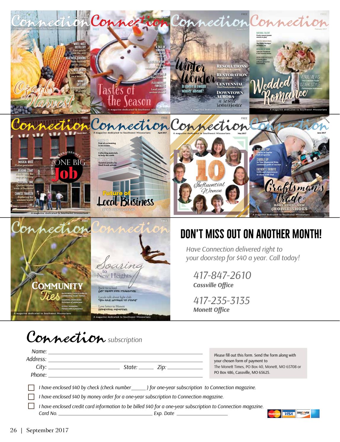 Connection September 2017 by Connection Magazine - Issuu