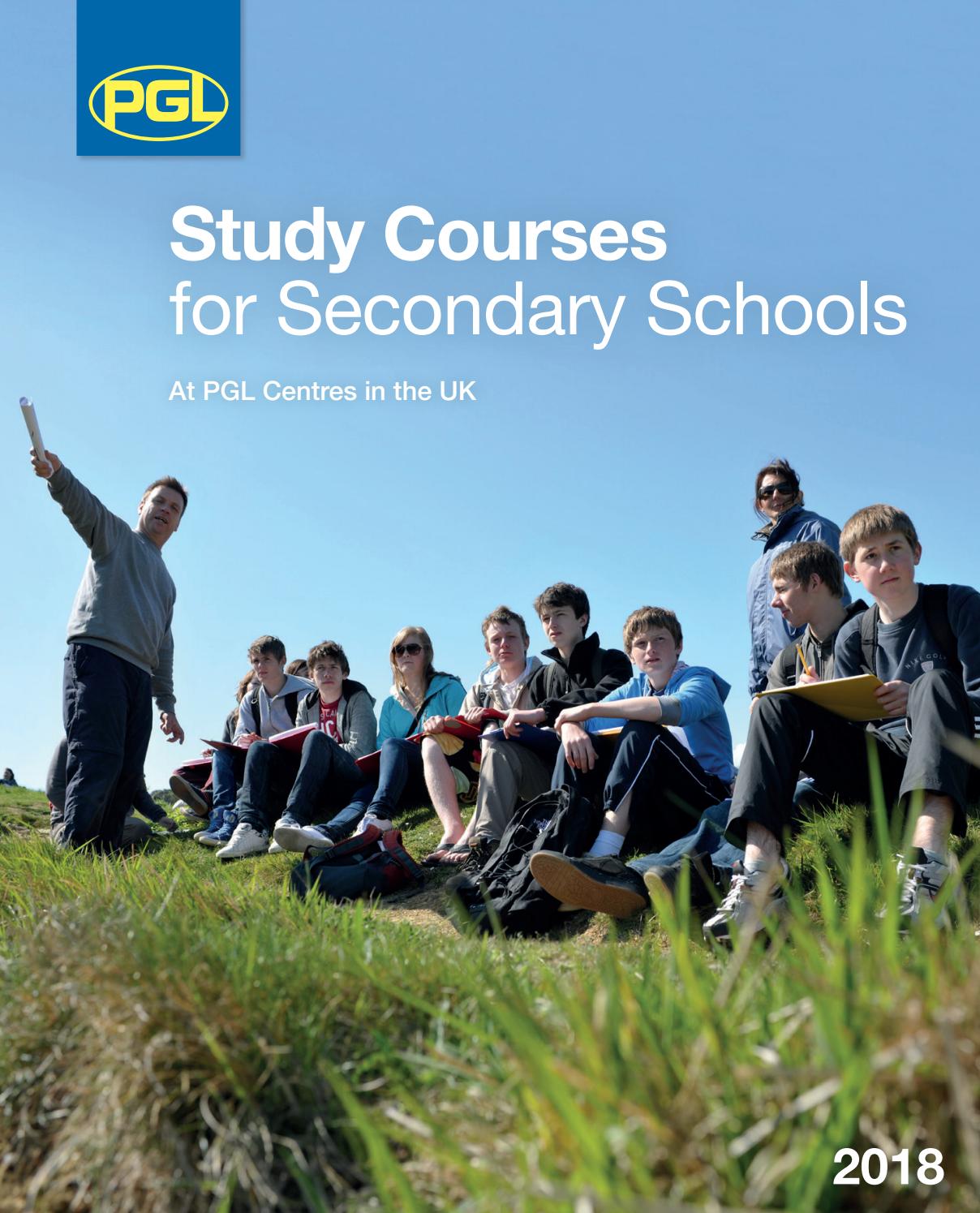2018 PGL Study Courses for Secondary Schools by PGL Travel Ltd - Issuu