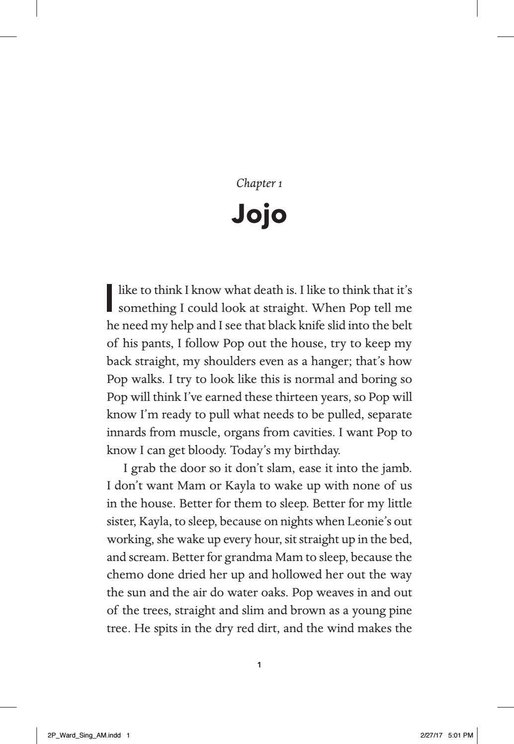 Sing unburied sing extract by Bloomsbury Publishing - Issuu