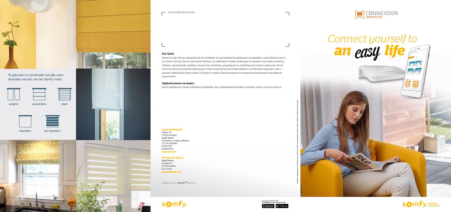 Connect yourself to an easy life - App bediening voor raamdecoratie en ...