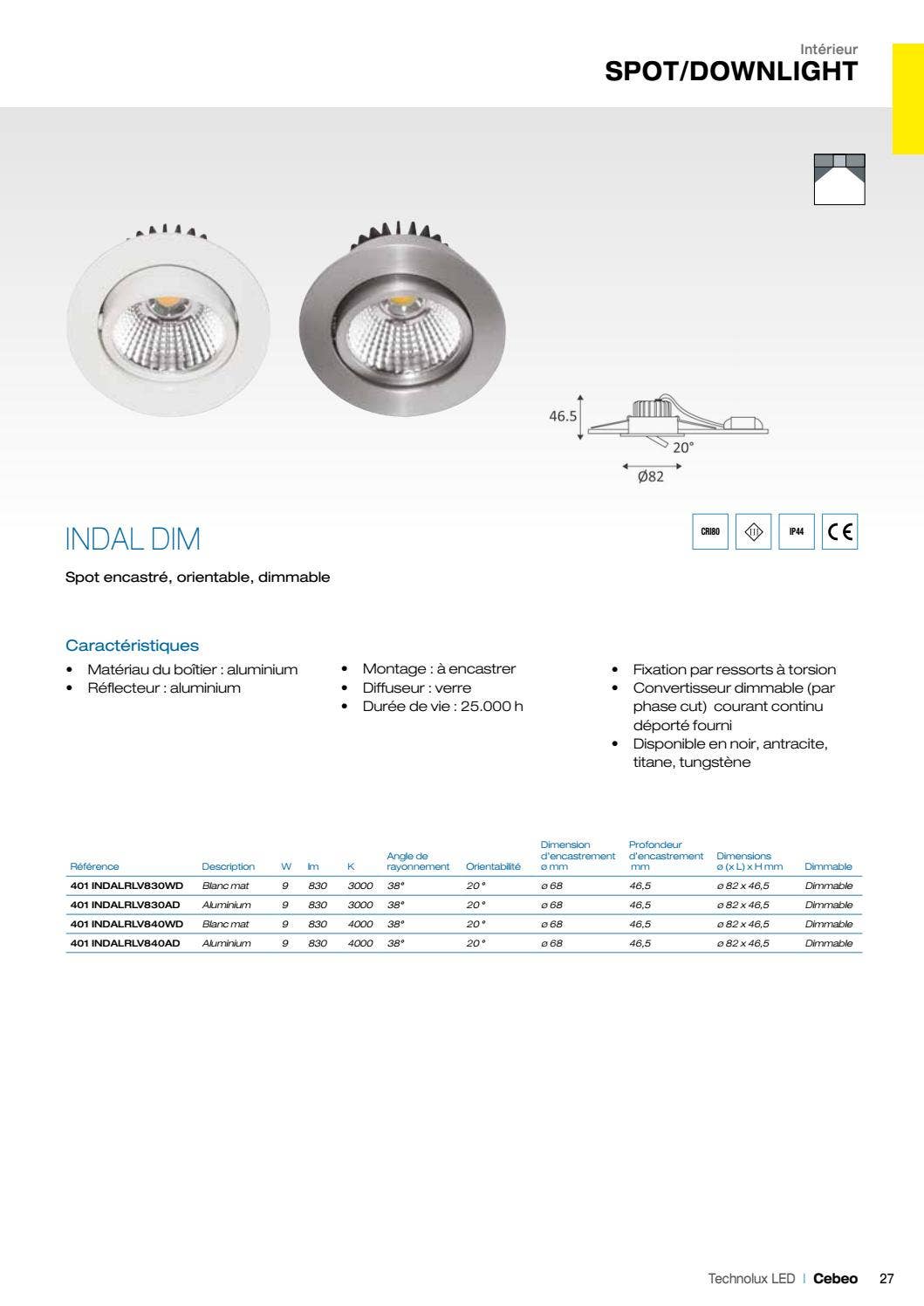 Technolux LED 12.0 - Eclairage technique et architectural by cebeo nv ...