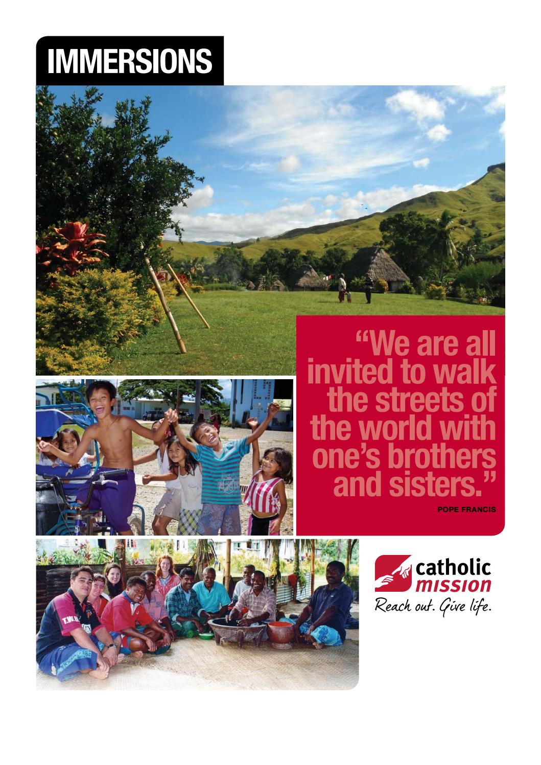Catholic Mission Immersions by Catholic Mission - Issuu