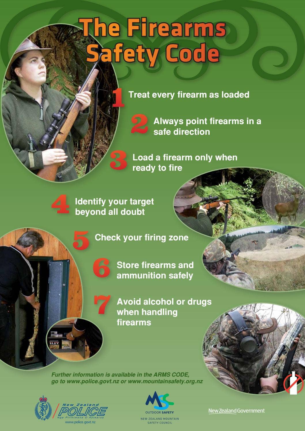 FSCENGA4 - Firearms Safety Code (A4 English) by New Zealand Mountain ...