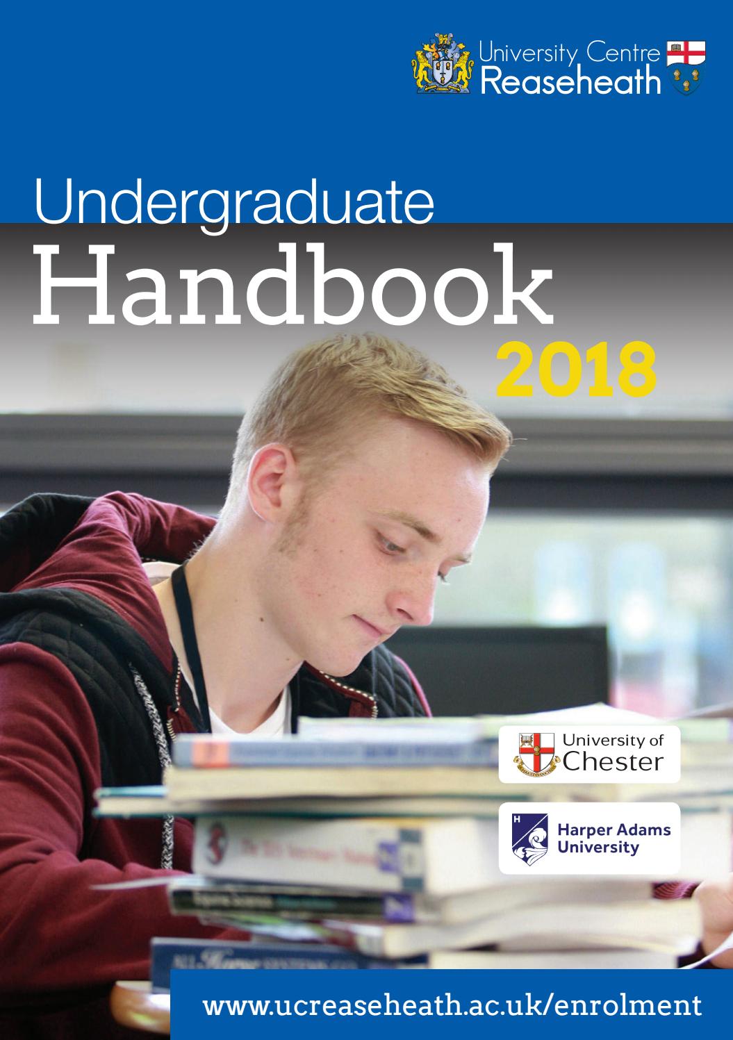 Undergraduate Handboook 2018 by Reaseheath College - Issuu