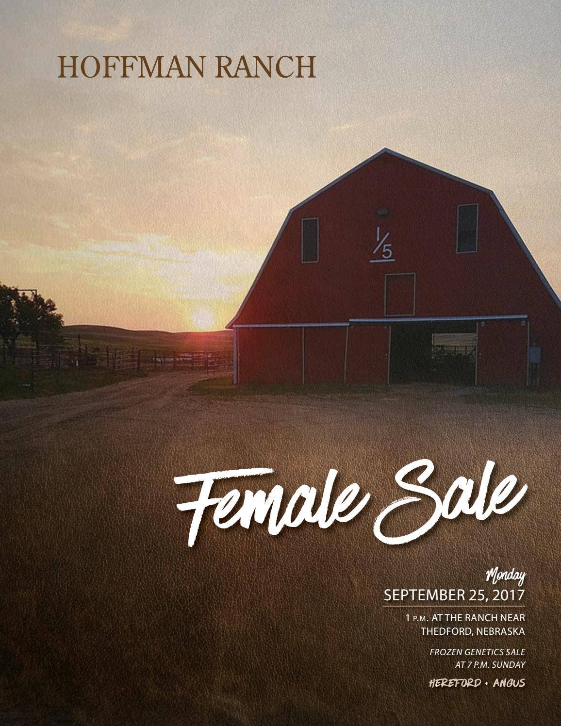 Hoffman Ranch Female Sale 2017 by Southwest TypeStyles - Issuu