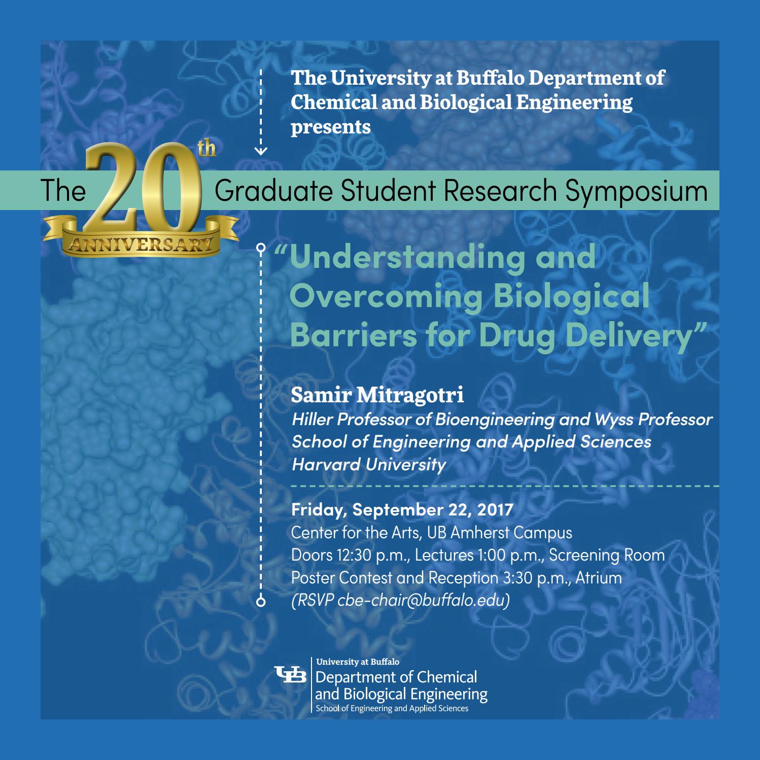 20th Anniversary Graduate Research Symposium by UB CBE - Issuu