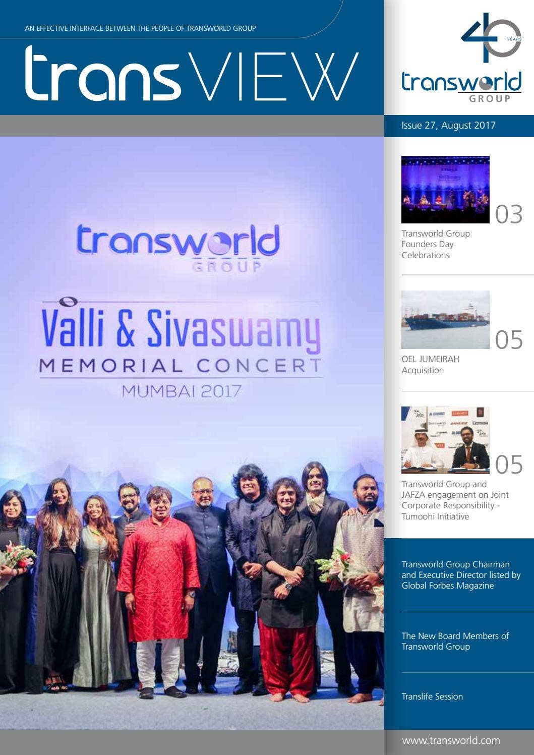 Transview August 2017 by Transworld Group - Issuu