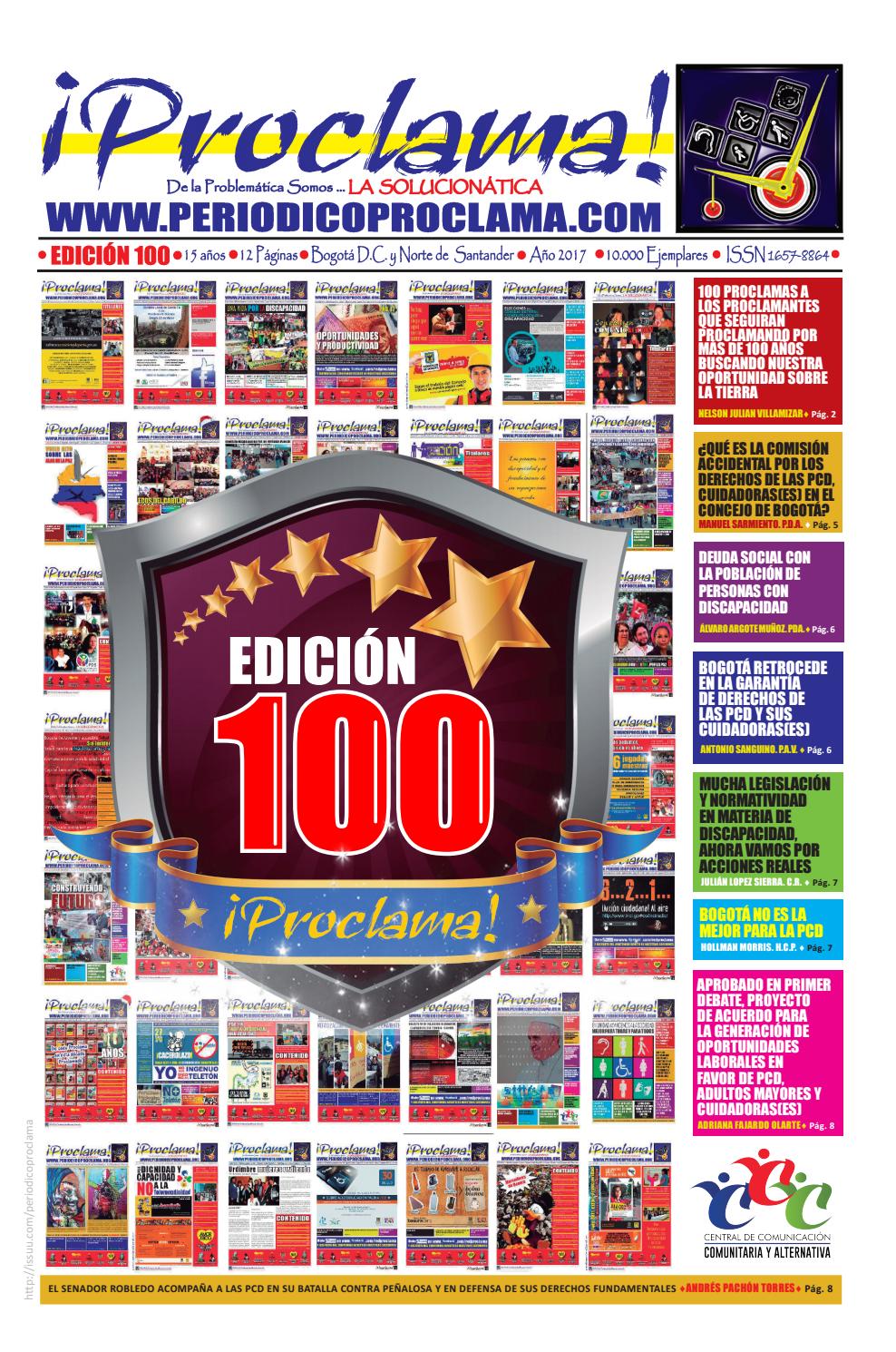 PROCLAMA 100 by PERIÓDICO PROCLAMA - Issuu