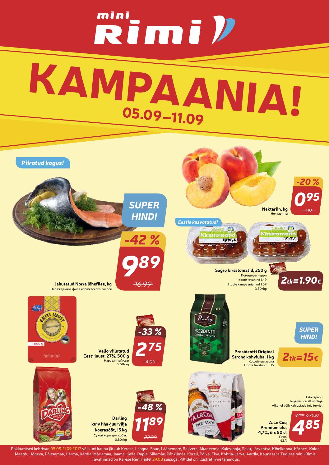W36 mini-Rimi kampaania (05.09-11.09) by Rimi - Issuu