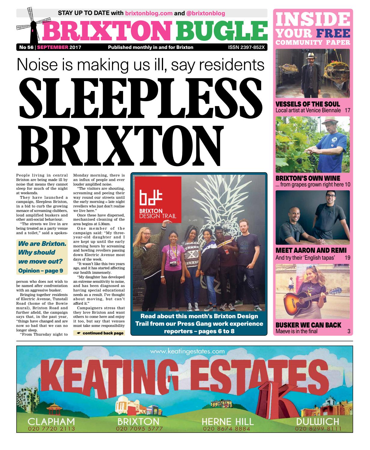 Brixton Bugle| September 2017 by Brixton Bugle - Issuu