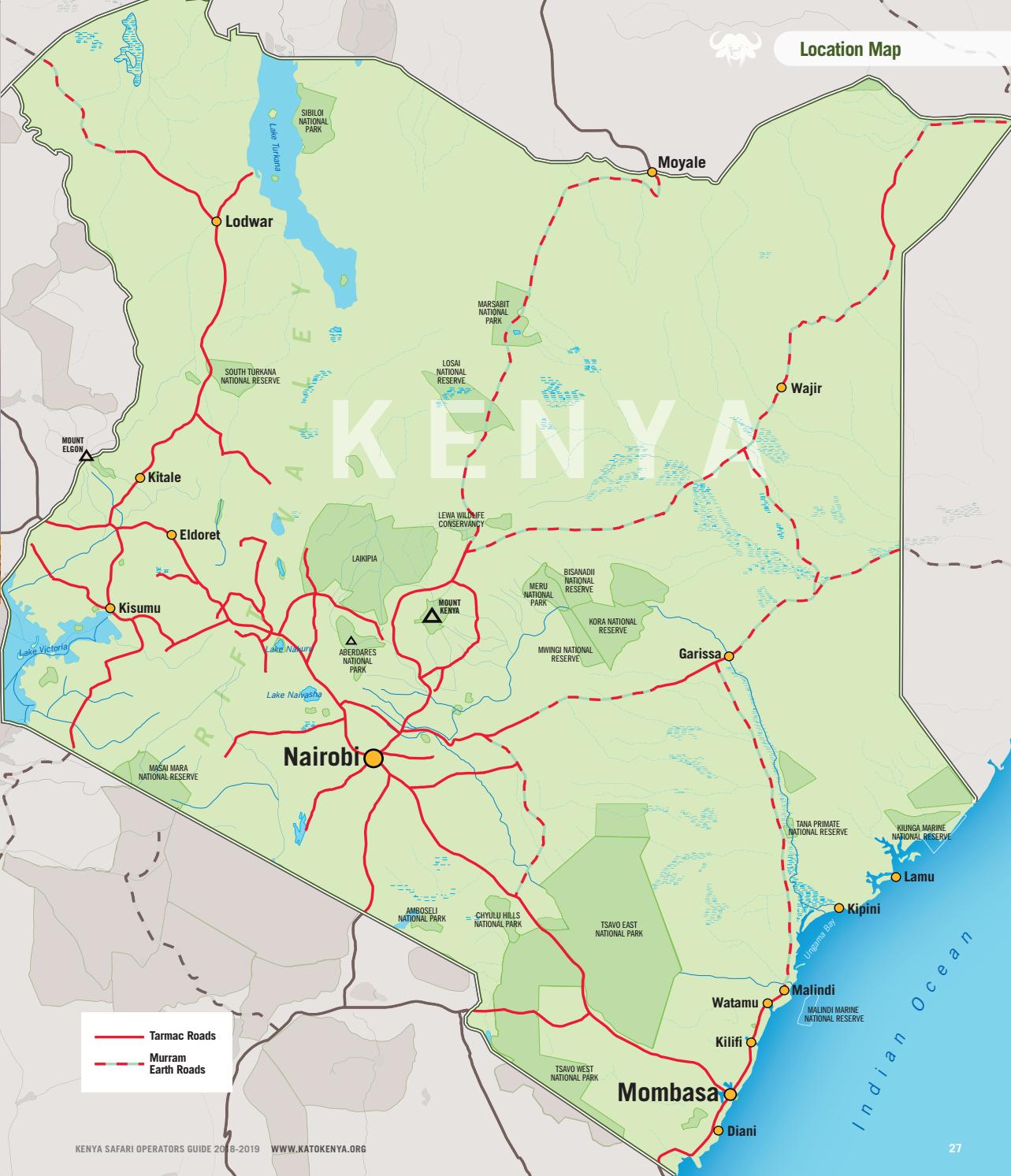 KATO Accredited Safari Operators Guide 2018-2019 KENYA by Land & Marine ...