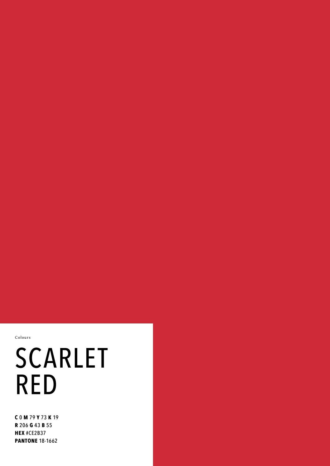Red Scarlet Color