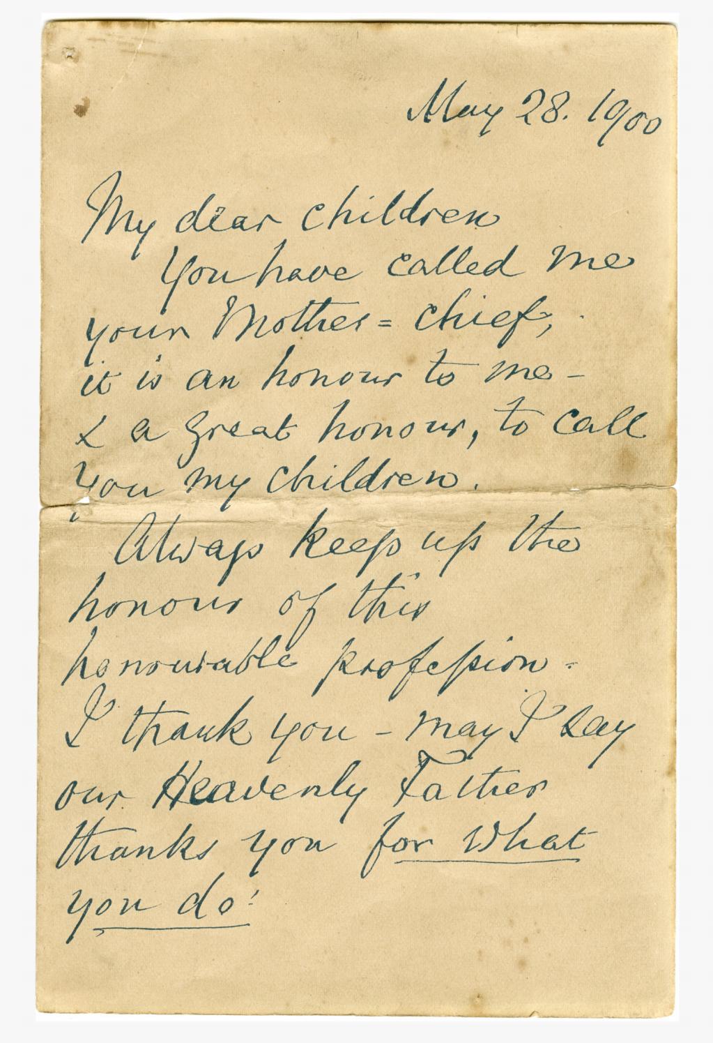 Florence Nightingale letter by The Royal Marsden - Issuu