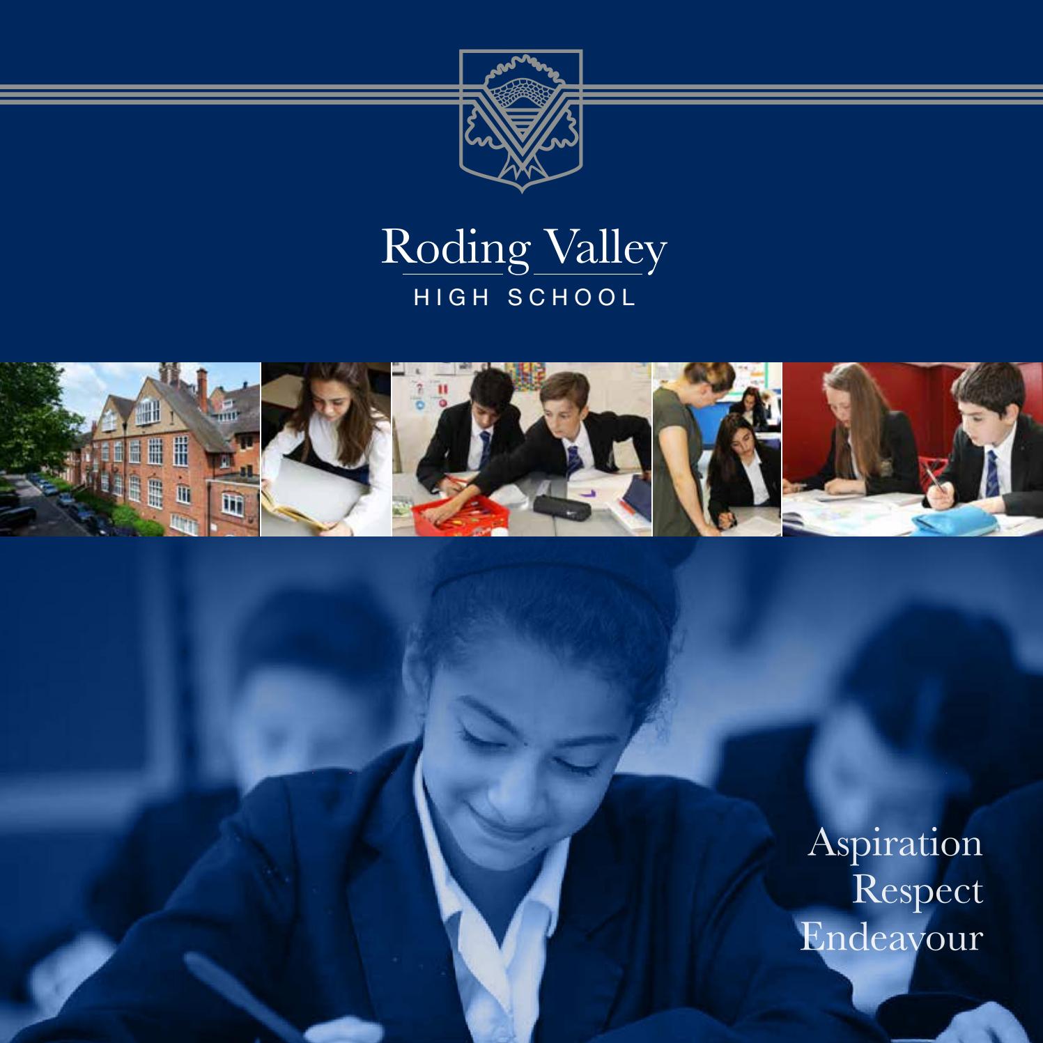 Roding Valley High School Prospectus by Roding Valley High School - Issuu