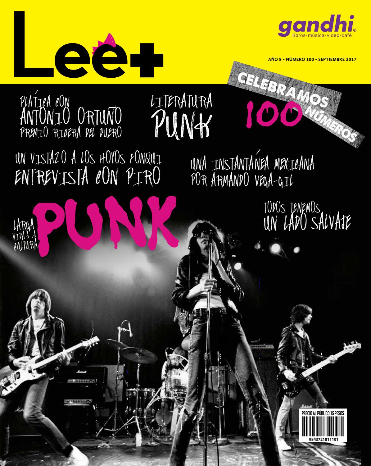Lee+ 100 "Punk" by Revista Lee+ de Librerías Gandhi - Issuu