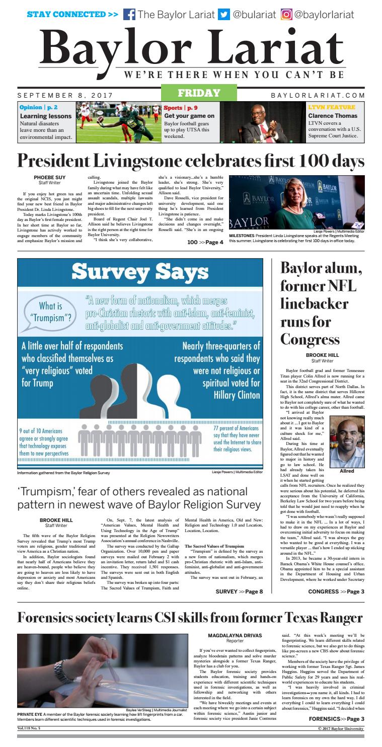 The Baylor Lariat by The Baylor Lariat - Issuu