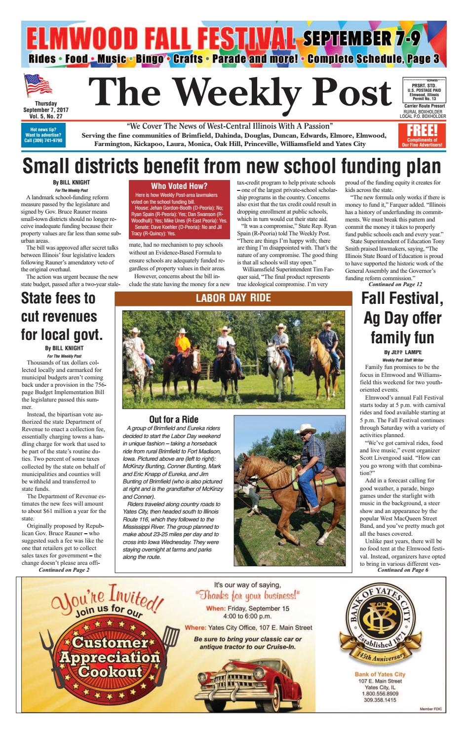 The Weekly Post 9/7/17 by The Weekly Post - Issuu