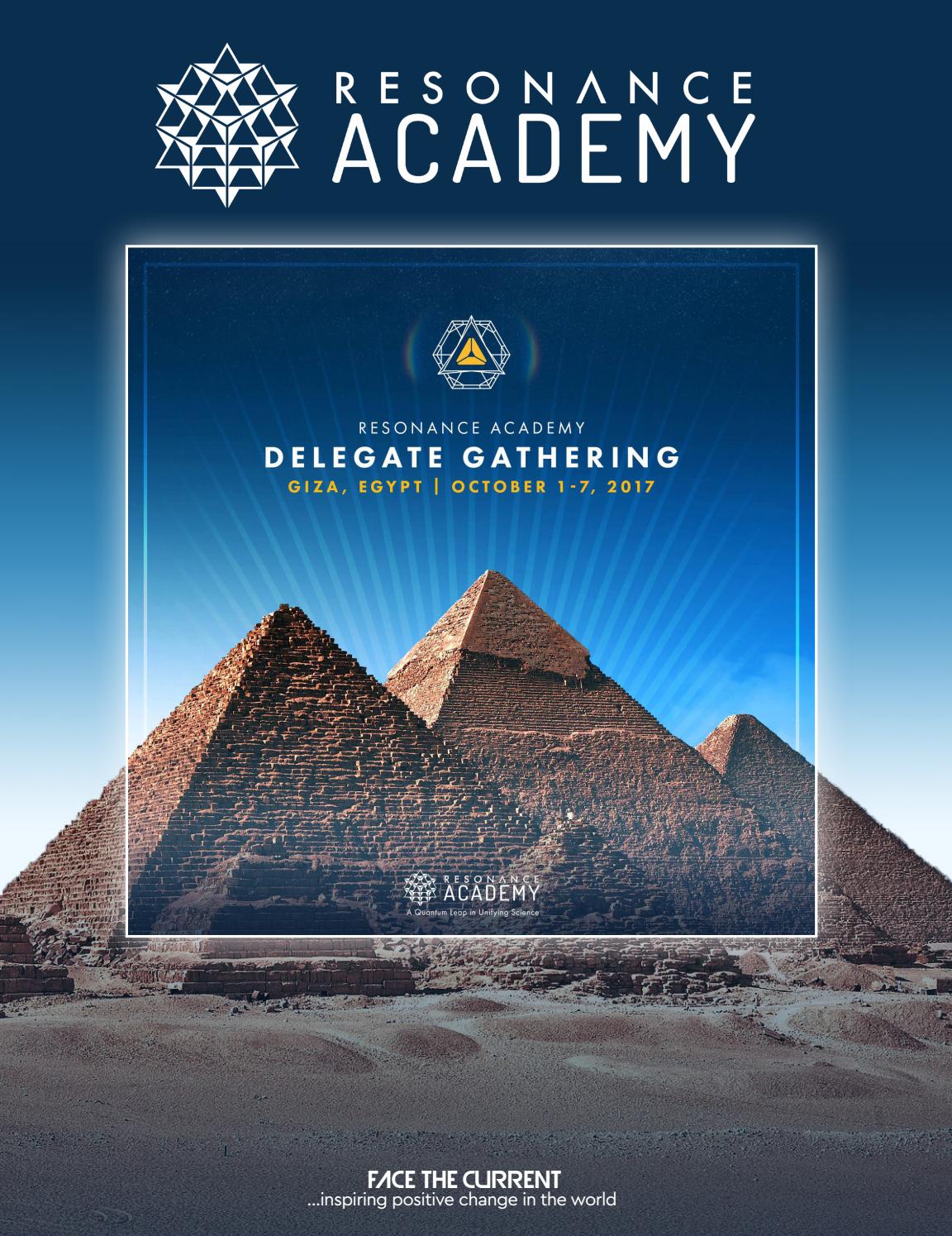 2017 Resonance Academy Delegate Gathering Egypt by Face the Current - Issuu