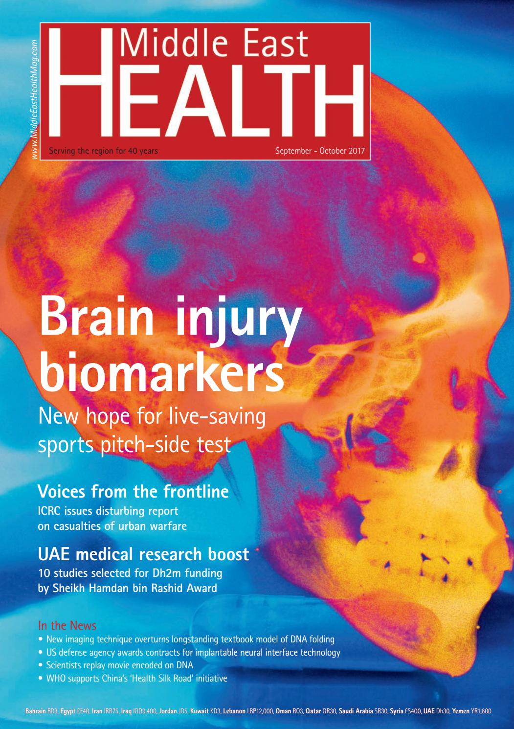 Middle East Health Magazine September October 2017 by Middle East ...