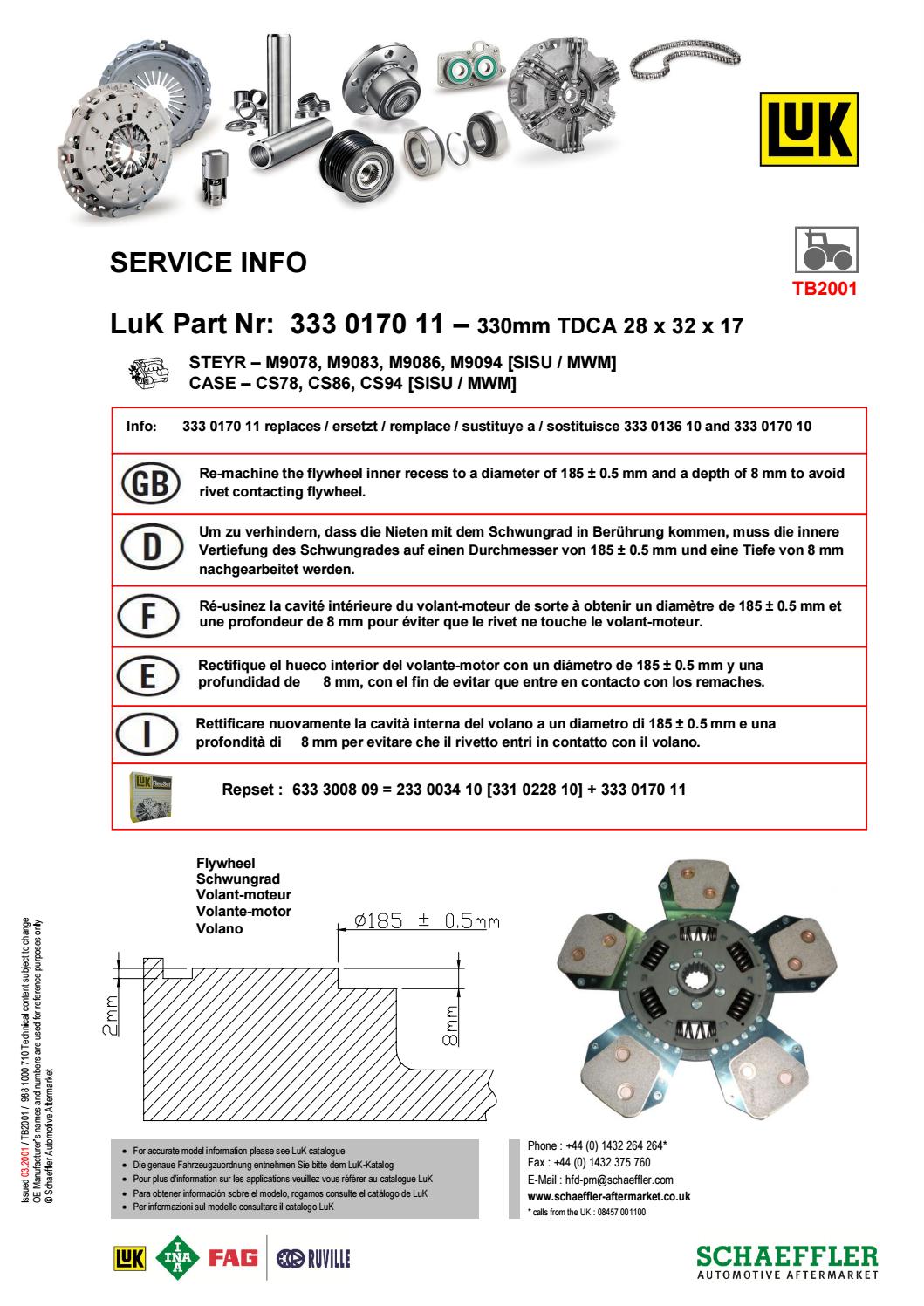 TB2001 for part no. 52351 by Quality Tractor Parts - Issuu
