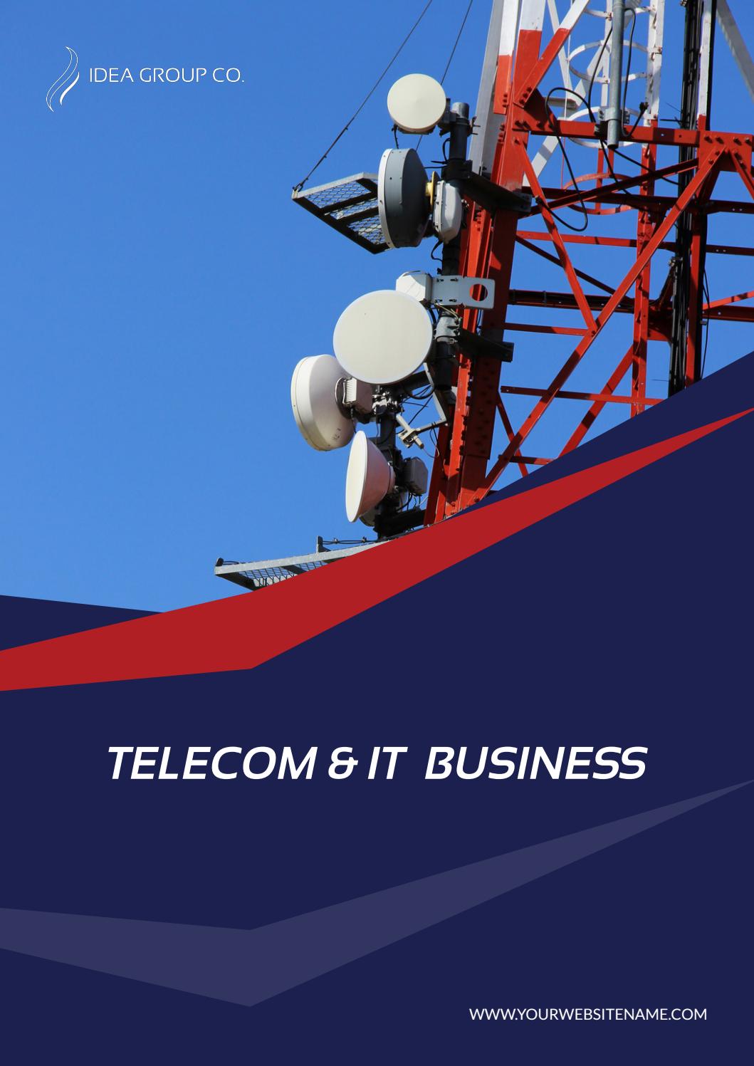 Telecom services brochure template by OWPictures - Issuu