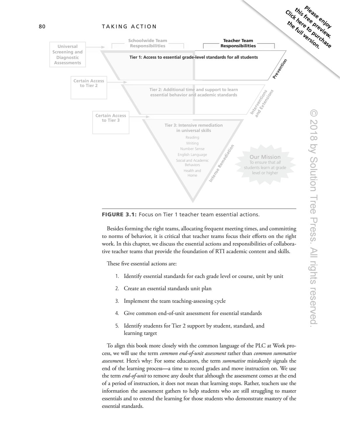 Taking Action: A Handbook for RTI at Work™ by Solution Tree - Issuu