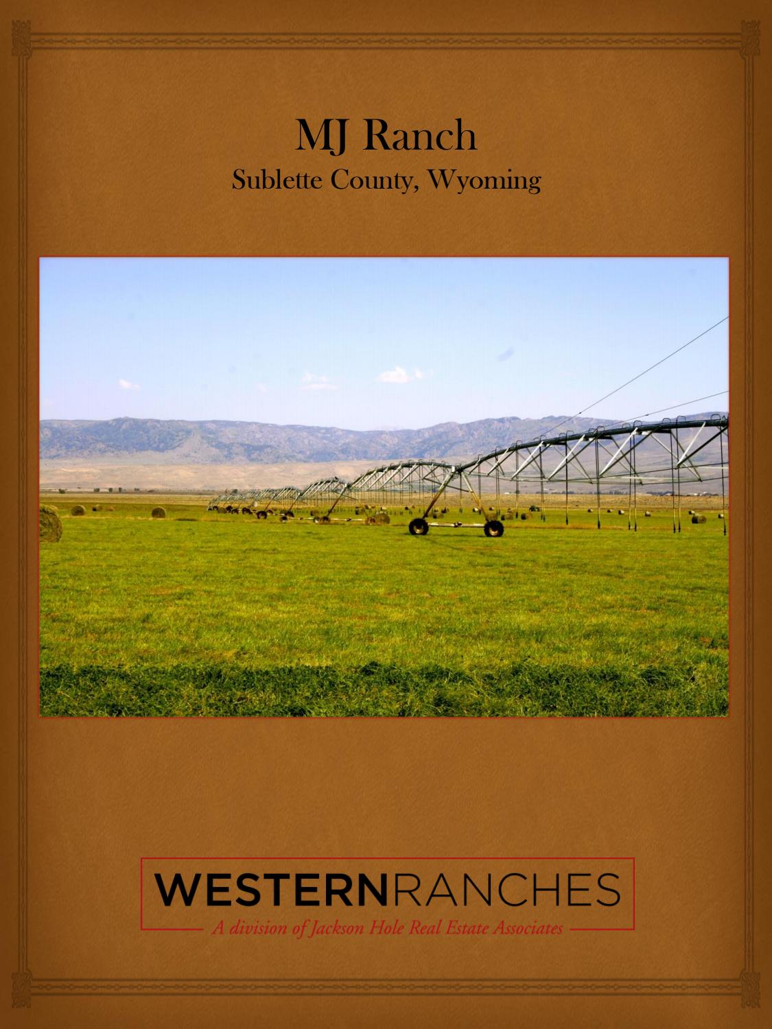 MJ Ranch Brochure 2017 by Western Ranches - Issuu