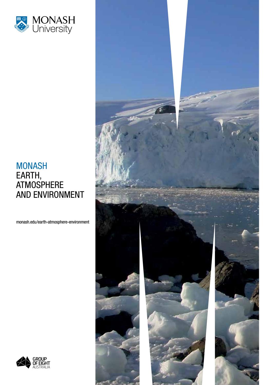 Monash Earth, Atmosphere and Environment Course Guide by Monash Faculty ...