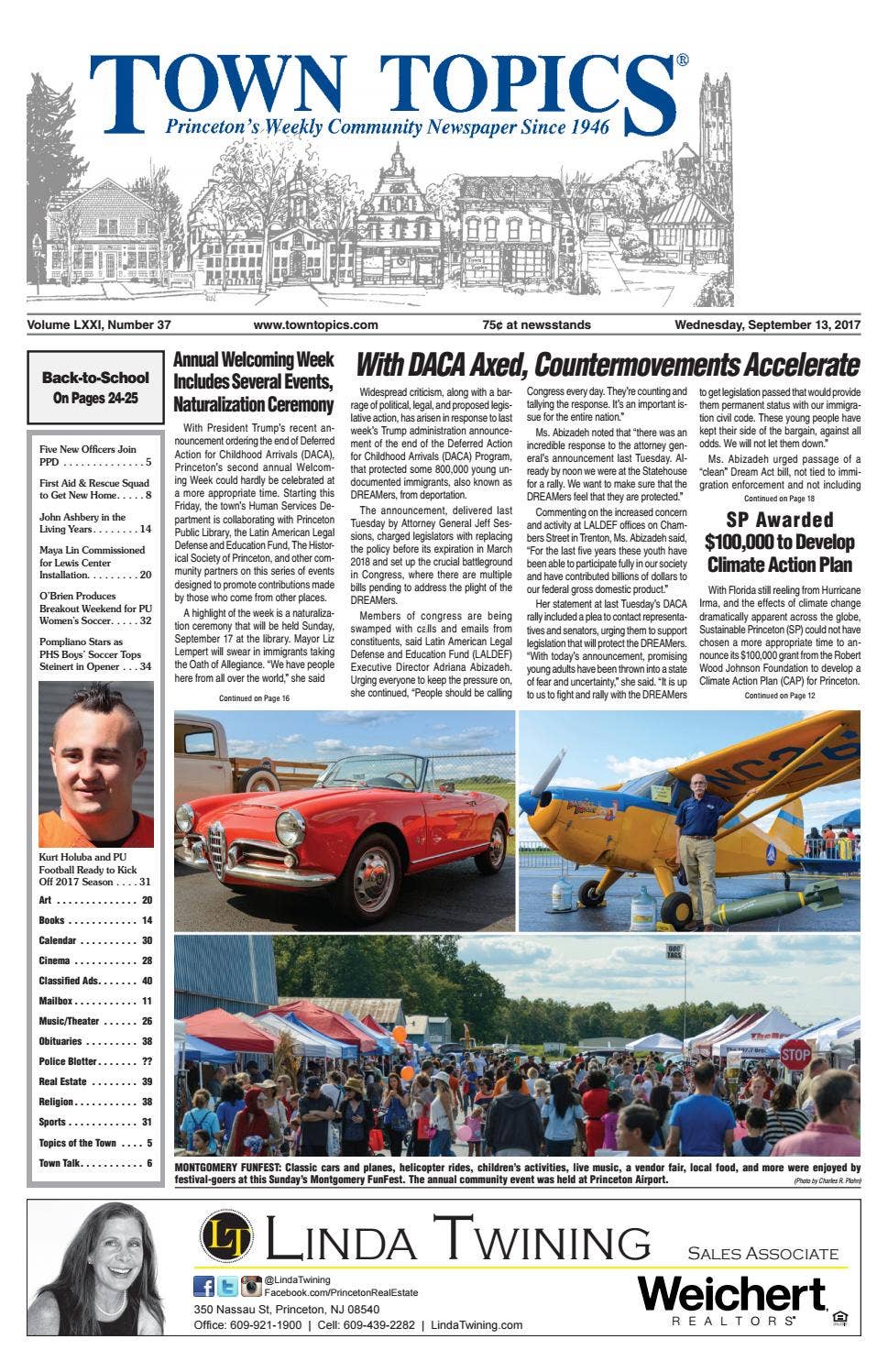 Town Topics Newspaper September 13, 2017 by Witherspoon Media Group - Issuu
