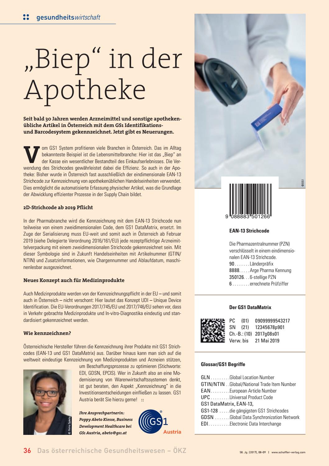 Biep in der Apotheke by GS1 Austria GmbH - Issuu