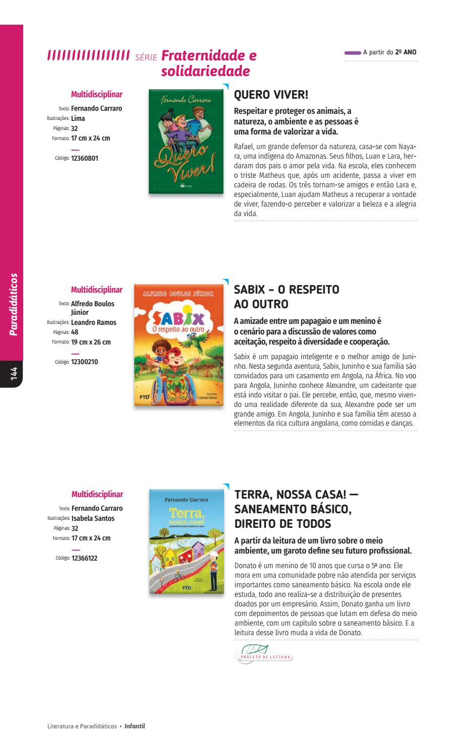 Catalogo infantil 2017 completo by Editora FTD - Issuu